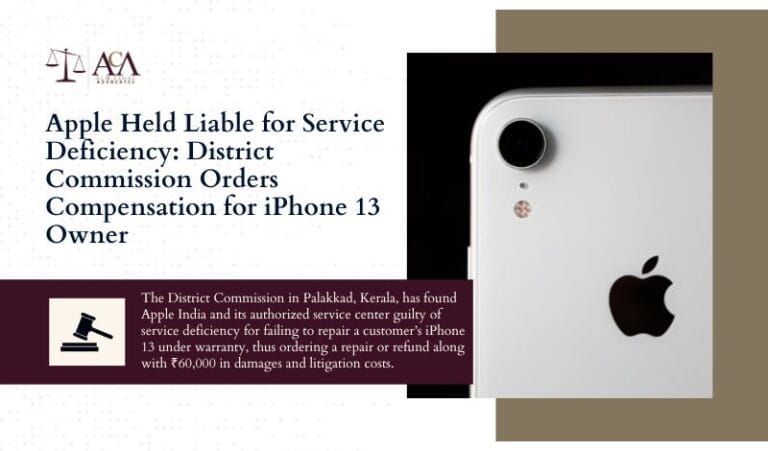 Apple Held Liable for Service Deficiency: District Commission Orders ...